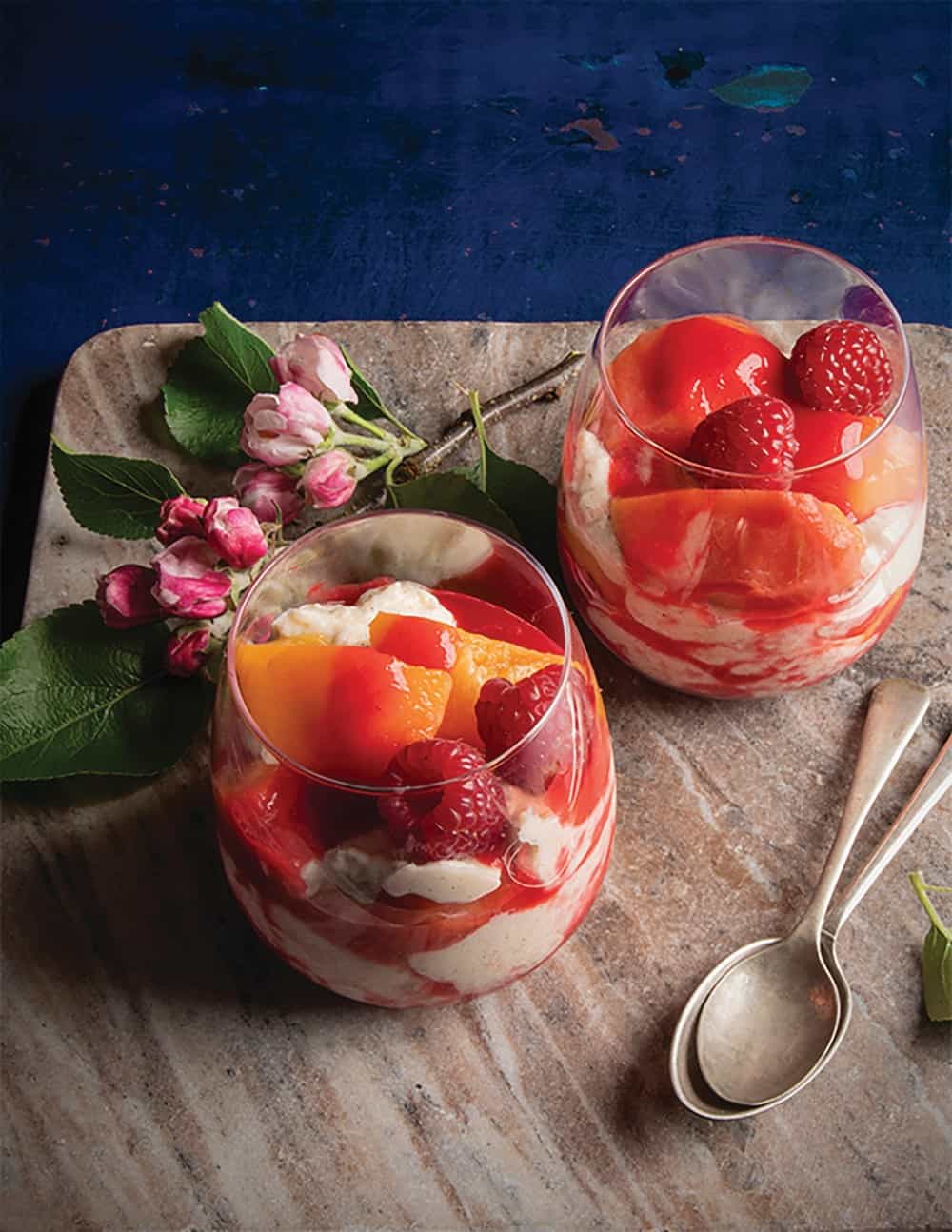 Carrageen Pudding With Peach Melba Recipe - National Dairy Council Ireland