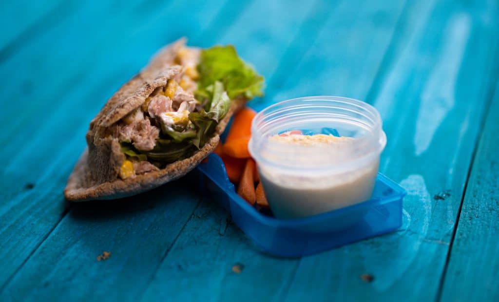 Tuna & Sweetcorn Wholemeal Pitta Recipe - National Dairy Council Ireland